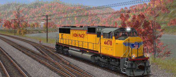 UP letters painted SD70M - Hiawathamr Trainz Add-ons